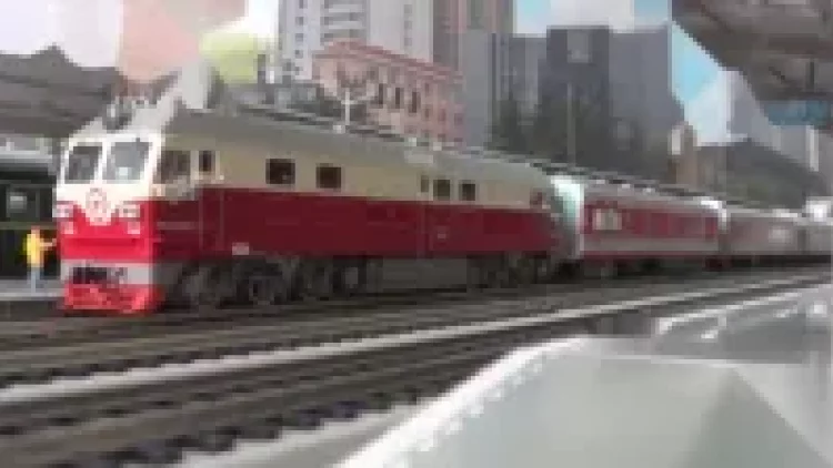 我的火车模型:K783次列车。