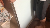 衣柜玻璃门的安装过程