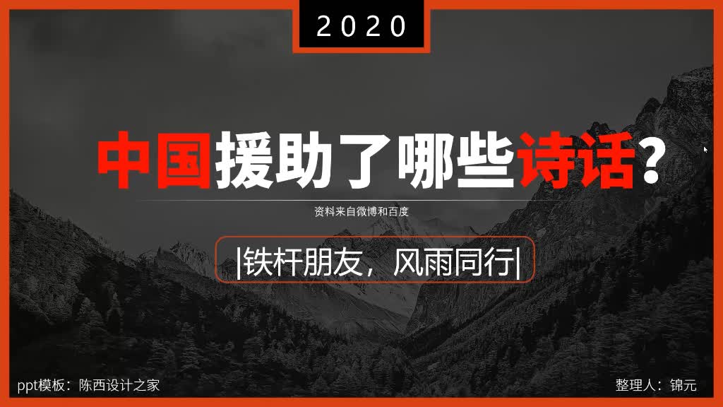 【风雨同行】中国援助国外的物资上写了什么?