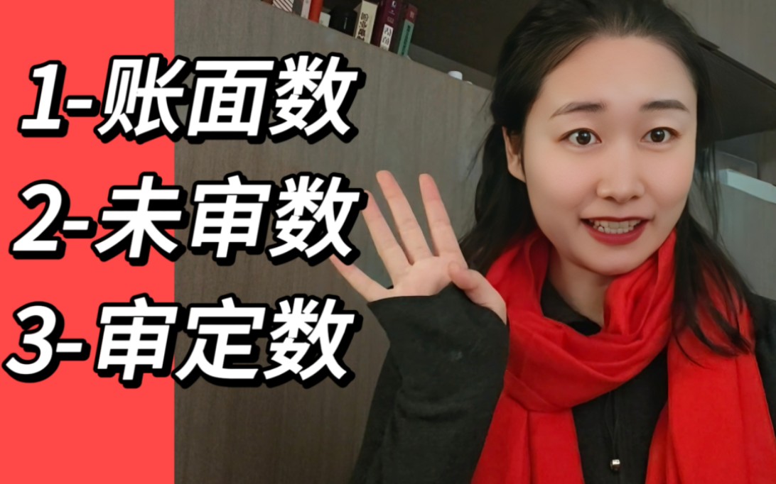 【会计审计小白】账面数、未审数、审定数,都不一致是为什么呢