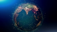 地球转动动画视频素材