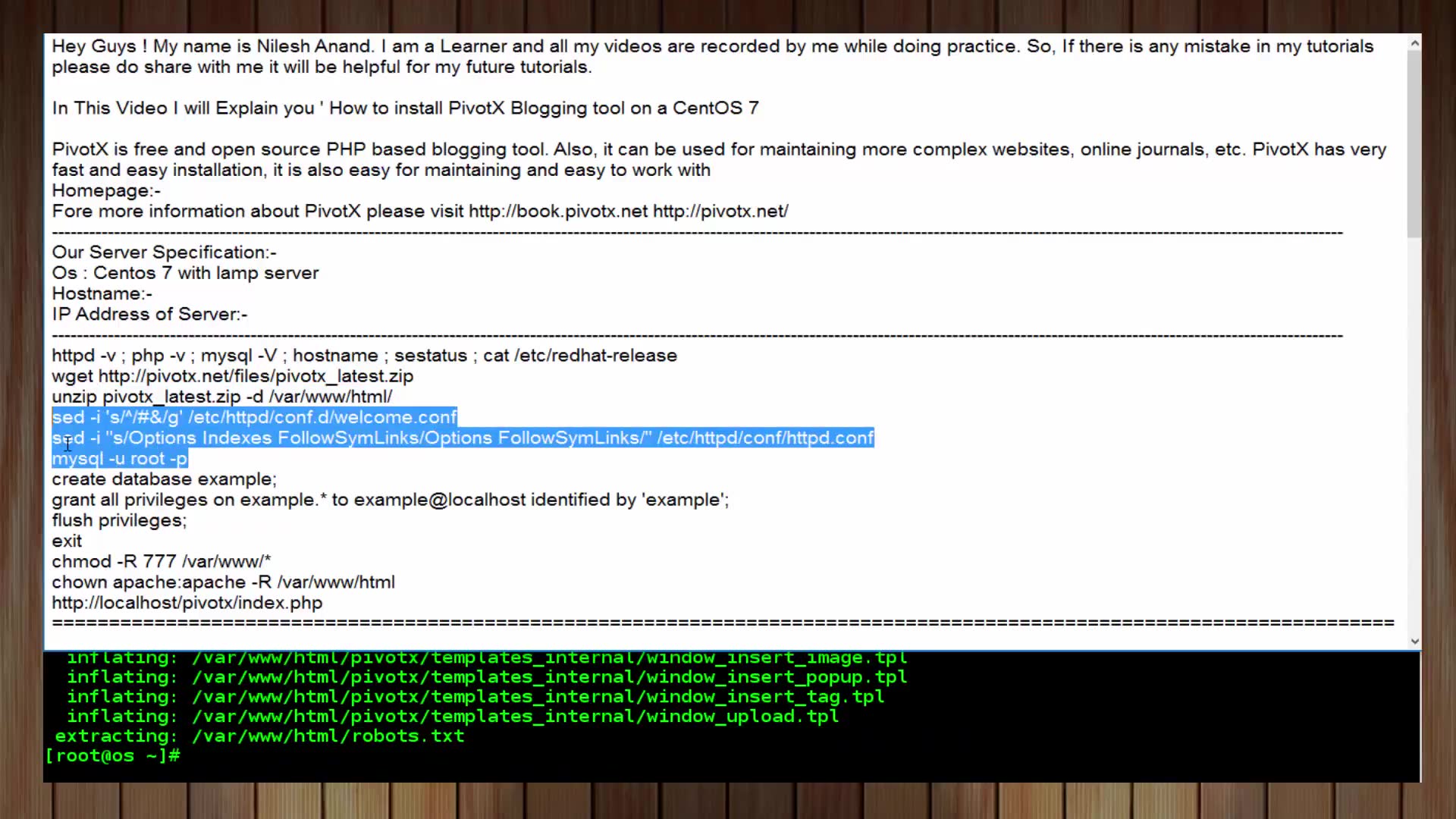 Linux Server Tutorials 各种软件安装