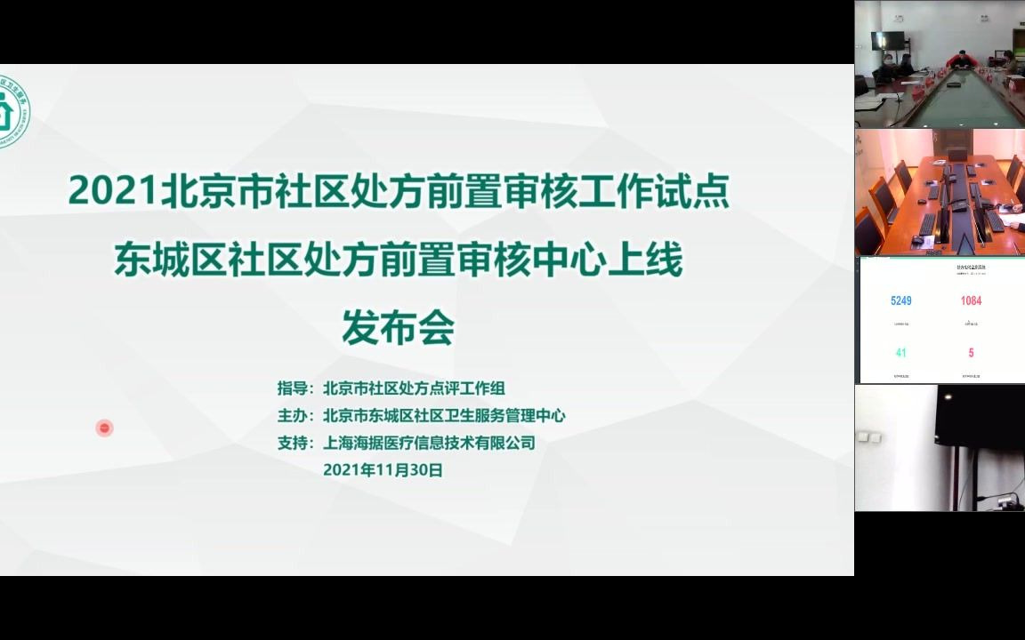 2021.11.30东城区处方前置审核中心上线发布会