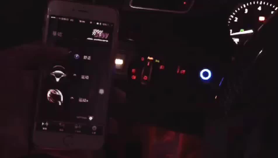 大众CC改装KWV3DDC蓝牙模块手机控制演示