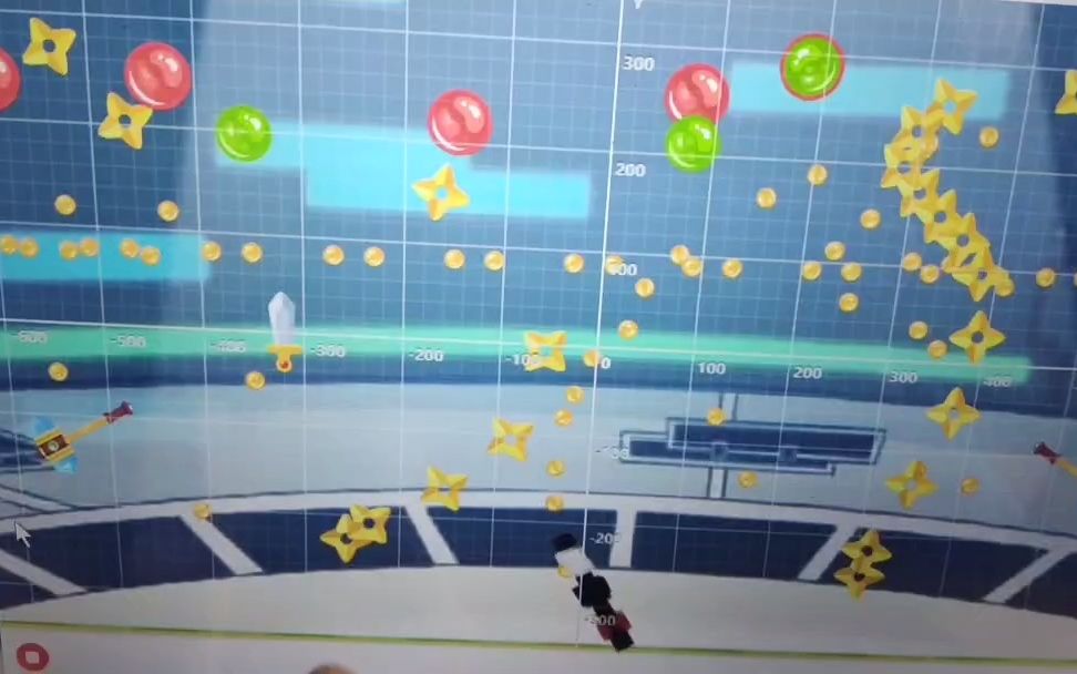 量子危机用#源码编辑器 编的第一个游戏:射击小游戏。新旭《瞄准射》