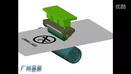 连续式热转印打码与间歇式热转印打码不同之处的动画展示By易普力热...