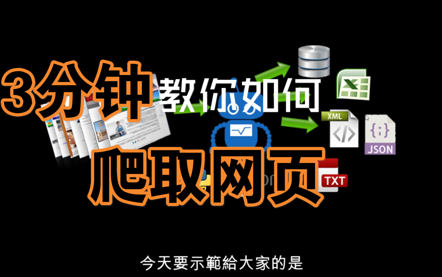 教你python3分钟爬取网页内容!