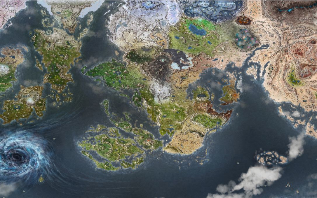 【阿拉莫世界前言介绍】一个做了近10年的架空地图,可能不会有流量,...