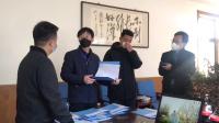 泊头市疫情防控督导一行来到河北九正通明除尘设备有限公司视察复工...