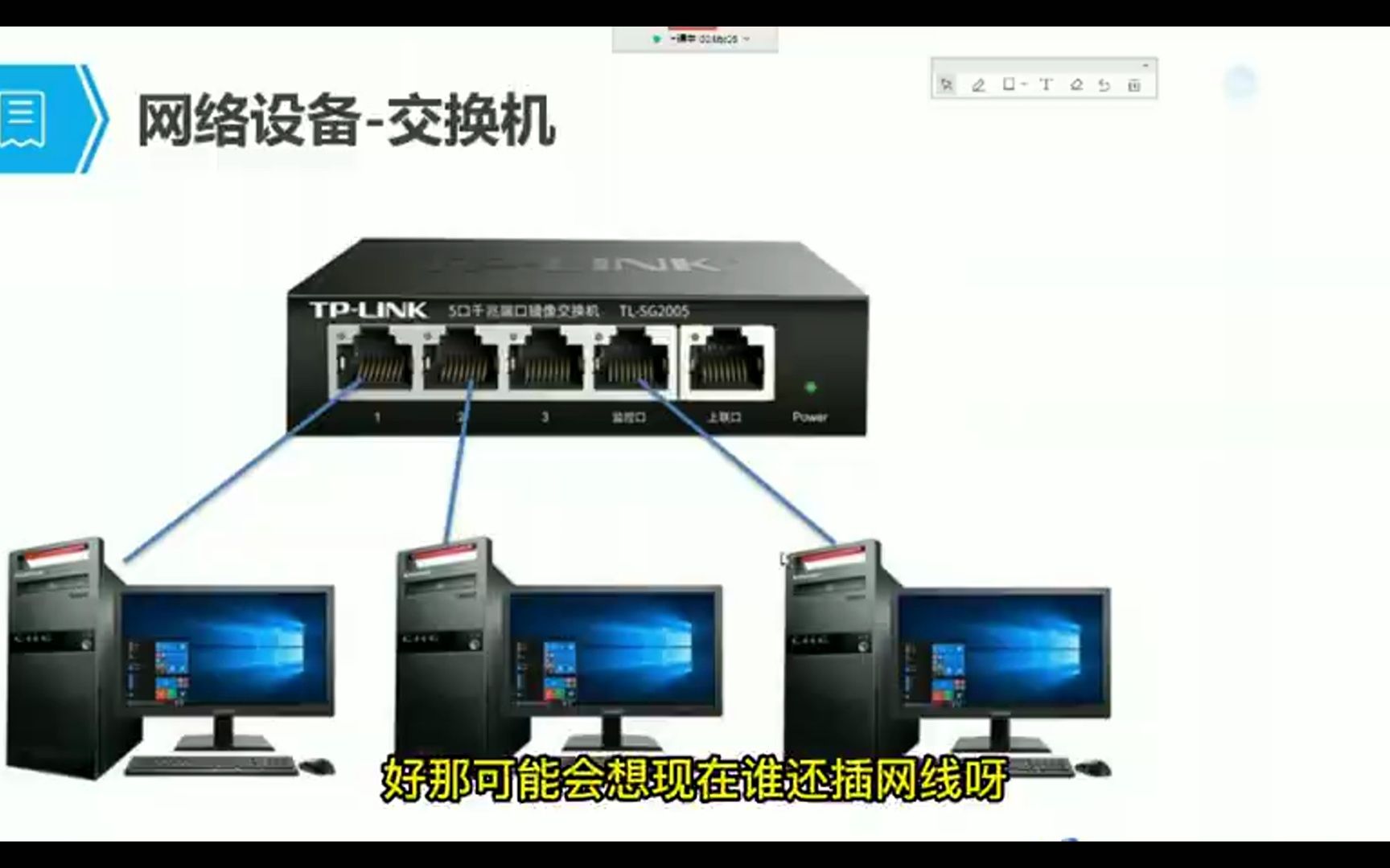...网卡对应第一层物理层,负责识别物理端口和处理光电信号,交换机一般