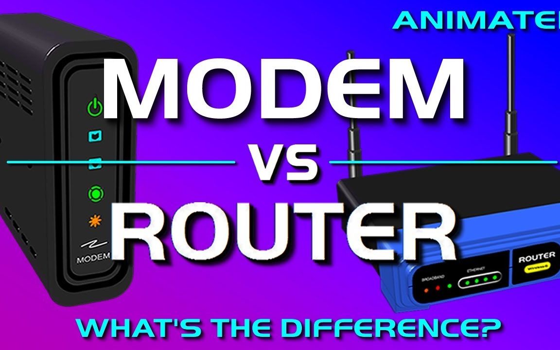 【IT硬核动画搬运/中英双字】调制解调器(猫)和路由器有什么区别?(...