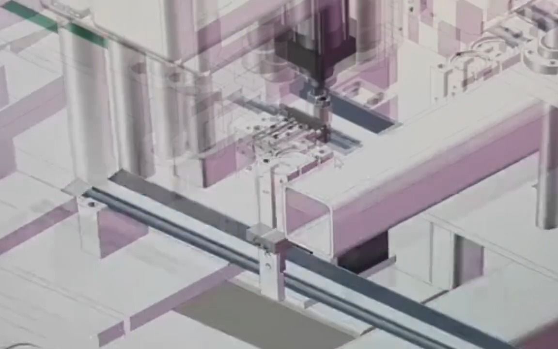 光伏边框生产线3d建模视频