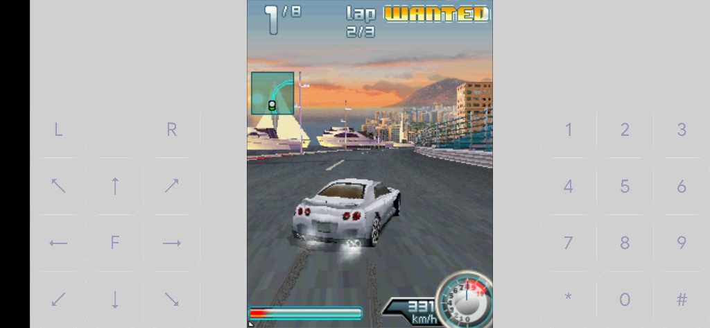 怀旧塞班游戏系列:安卓塞班模拟器试玩狂野飙车4