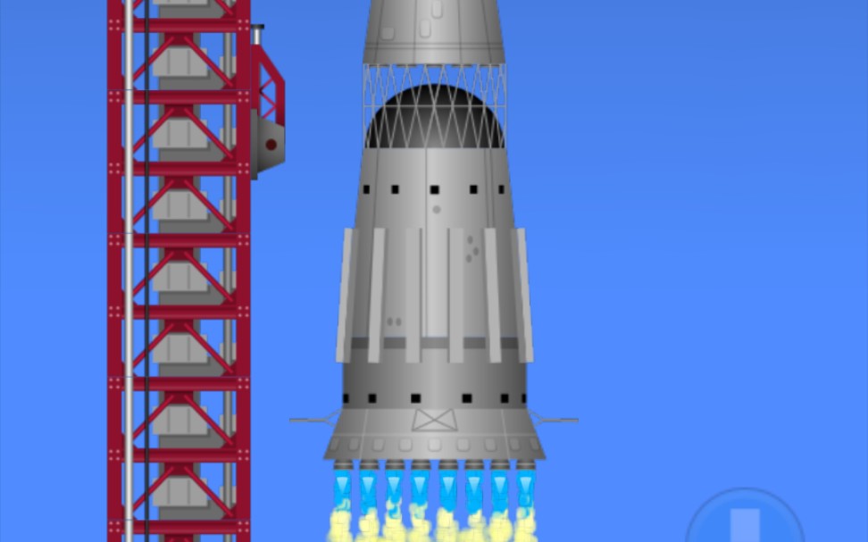 假如苏联的N1火箭没有爆炸(N1火箭登月返回全过程模拟,这个版本差...