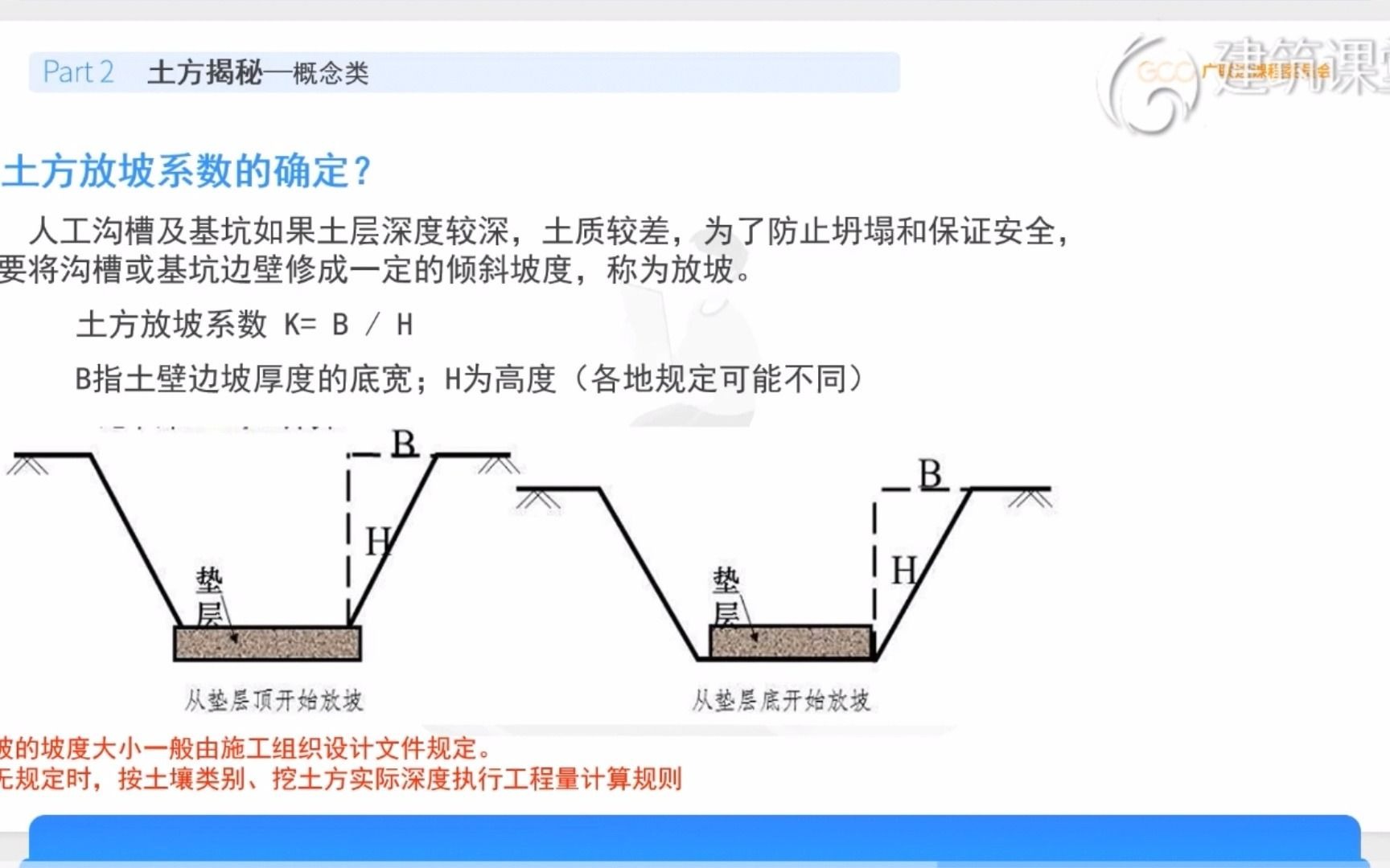 进阶必备-土方专题4-土方放坡系数的确定