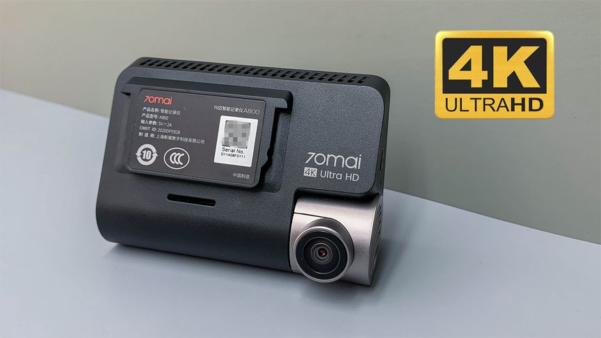 评测70迈A800行车记录仪,4K分辨率+海思芯片,画质果然不一样!