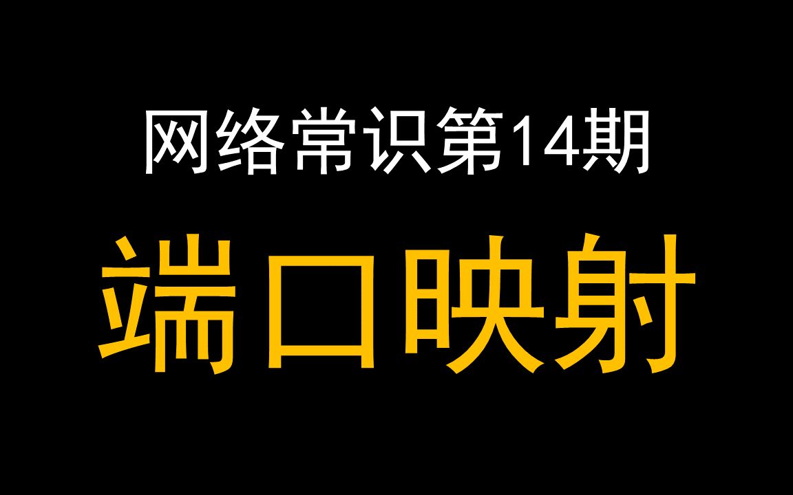 端口映射是啥?【网络常识14期】