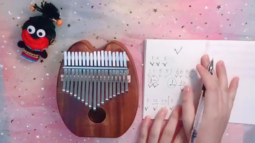 拇指琴新手.简谱入门的宝贝们看过来～ 在简谱里什么样子的“数字