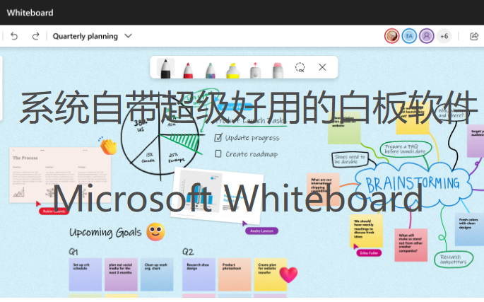 系统自带超级好用的白板软件你是否用过-Microsoft Whiteboard