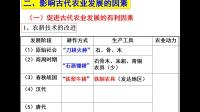 古代中国的农业经济