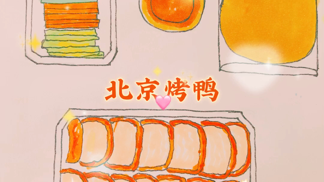 2021.3.1-北京烤鸭简笔画