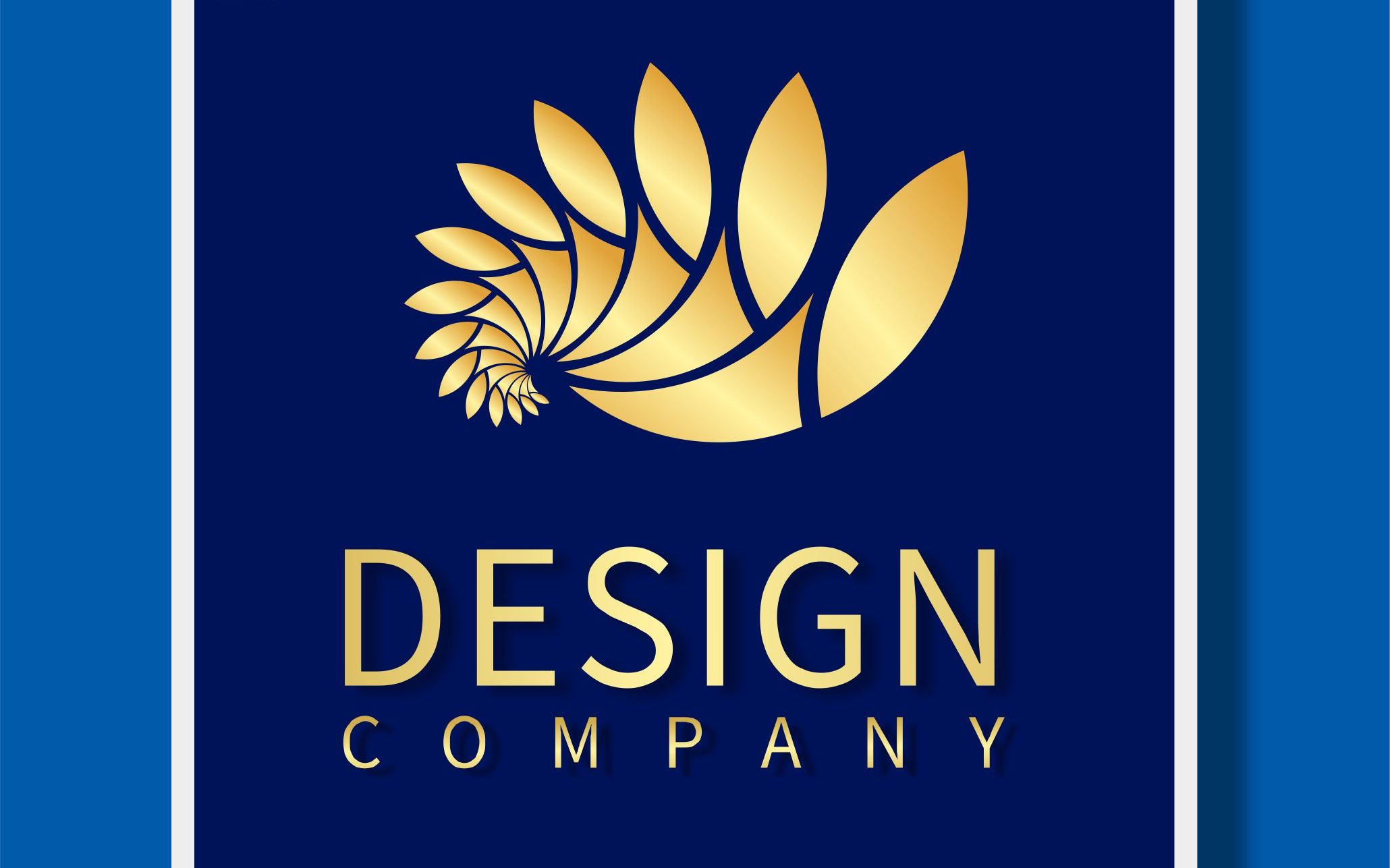 CDR教程 创意金色LOGO设计