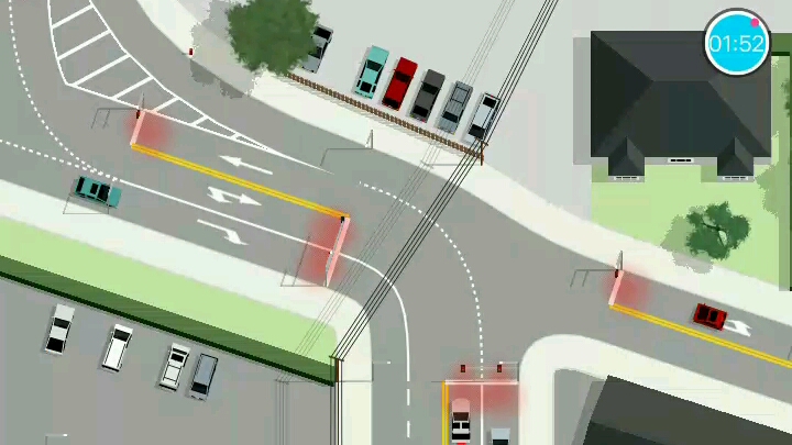 交通模拟器――道路上有一些交通事故应该很合理吧