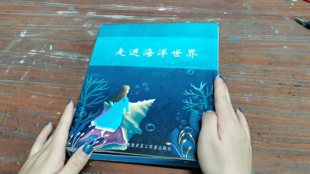 3D立体书,海洋,学习手工制作,可爱风
