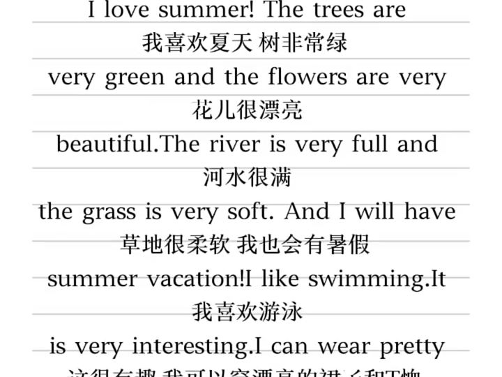 3xyis7kwt25vmny_小学生英语。每天熟读一篇,积累写作素材,培养语感...