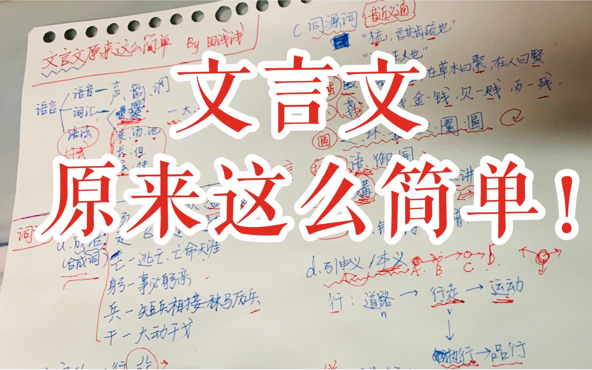 文言文的学习技艺?你不知道的古汉语奥秘!【词汇篇】