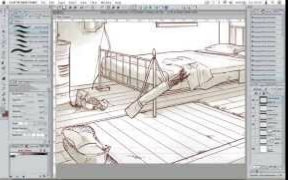 clip studio paint 非常牛的透视功能教程与演示