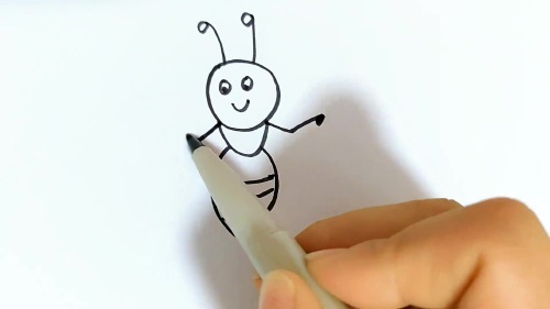 我画的蚂蚁好看吗?创意简笔画,儿童画,少儿创意美术