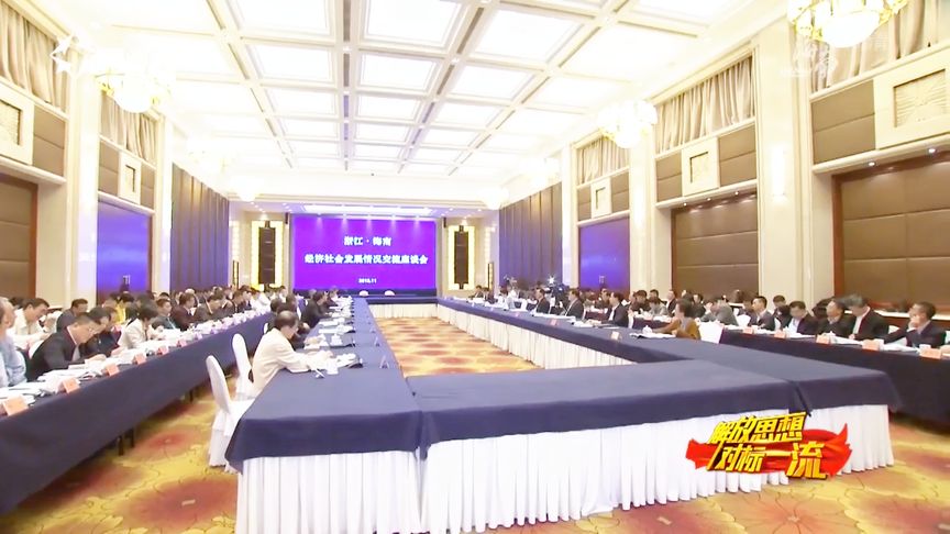海南与浙江举行交流座谈会并签署战略合作框架协议