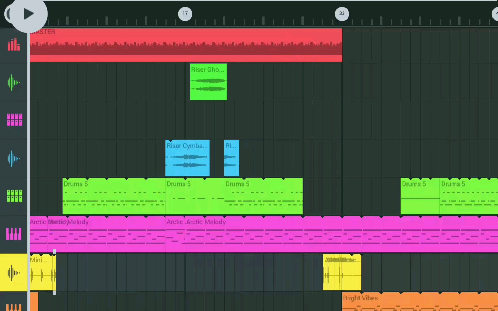 第一次用FL Studio(手机版)做了一段纯音乐