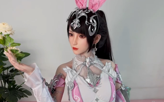 小兔打扮cos小舞来袭二次元少女大型等身手办丨免充气娃娃实体硅胶...