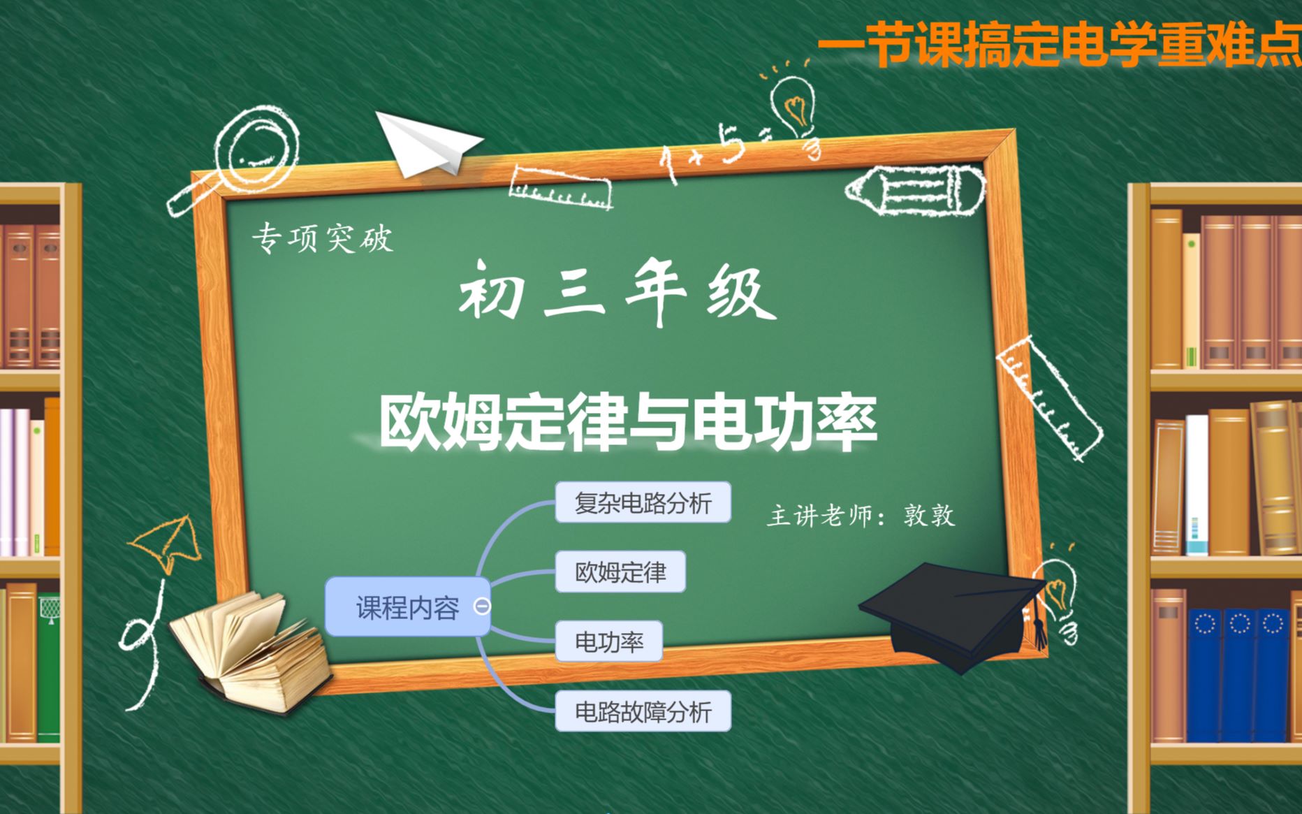 初中物理电学重难点—欧姆定律与电功率