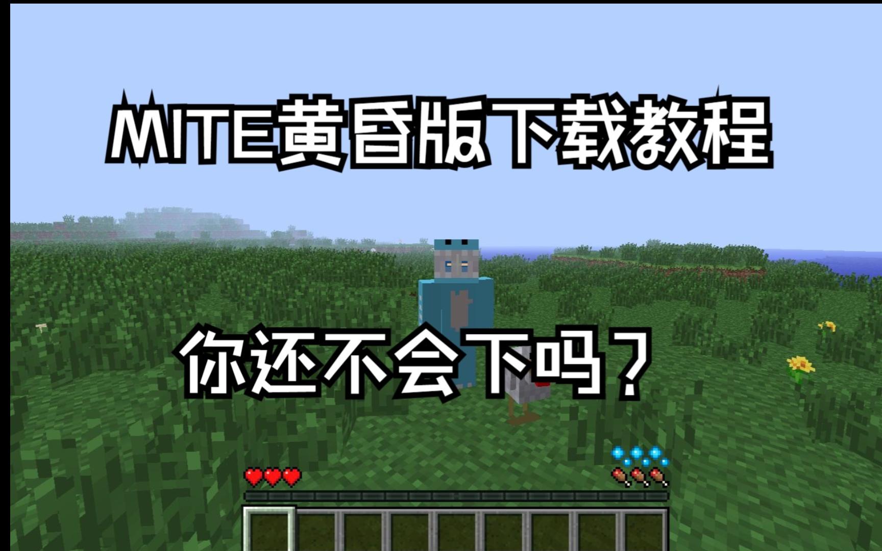 【喝水版】MITE黄昏版下载教程_单机游戏热门视频