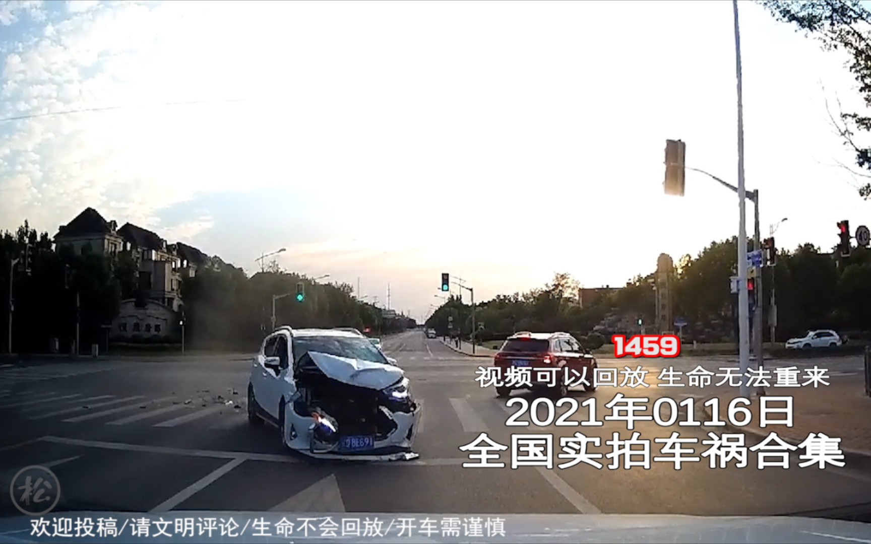 ...撞上这群马路上的羊,是不是就倾家荡产了【20210116全国车祸合集】