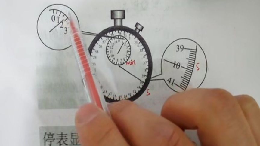 初中物理停表读数问题,很多学生不会,那请看此题解读