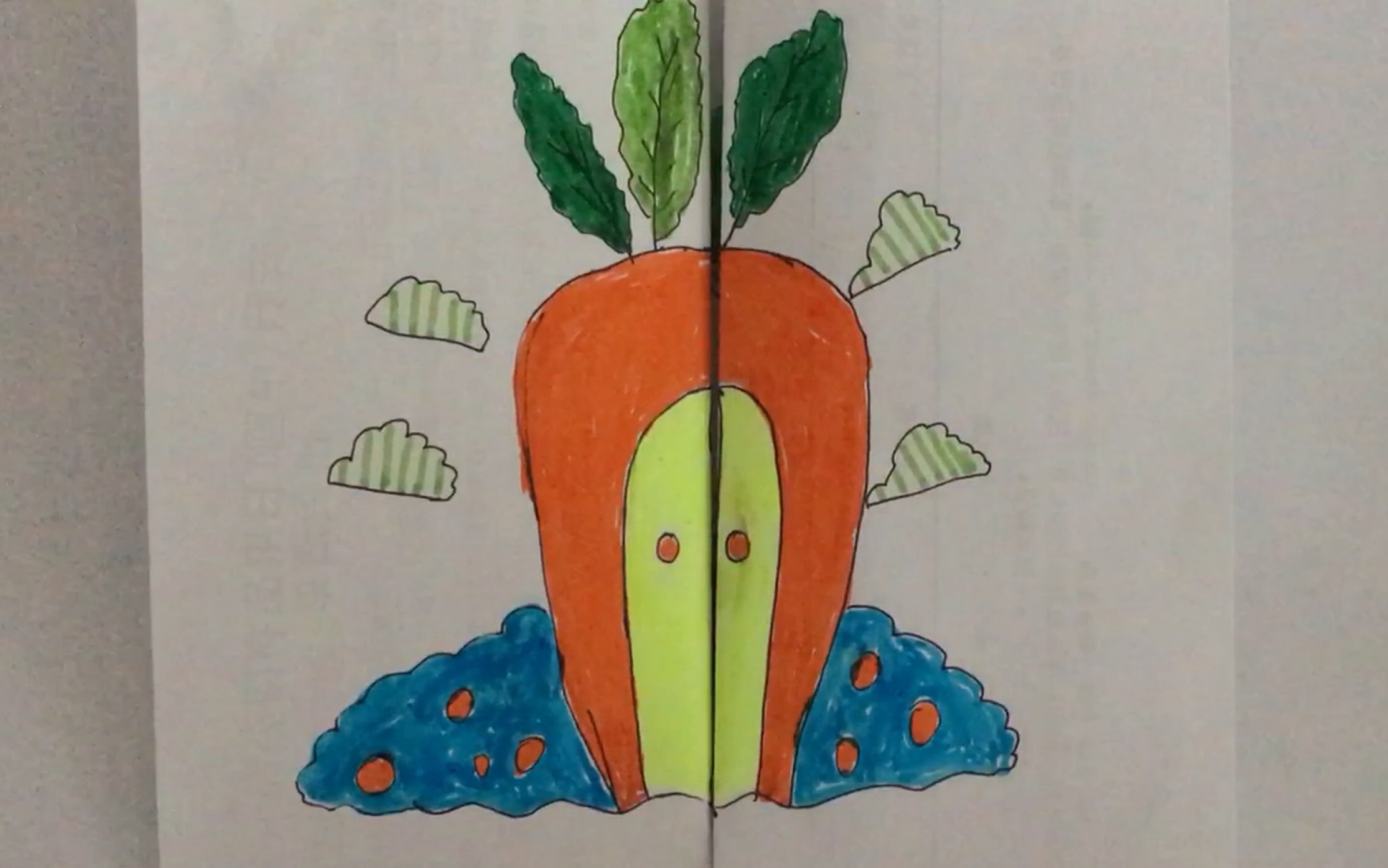 【折纸视频】趣味折纸手工画！可爱好玩的折叠画，简单易学哟。