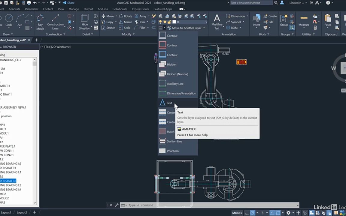 2-02-使用AutoCAD Mechanical功能区