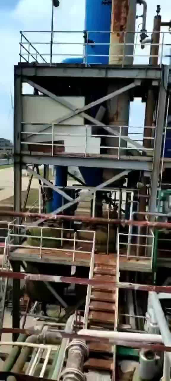 二手多效化工降膜浓缩蒸发器 结构稳定睿宇