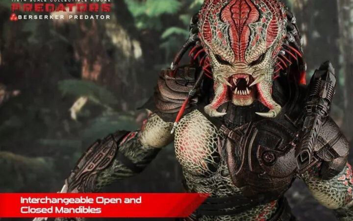 Hottoys 铁血战士系列 新铁血战士 狮面