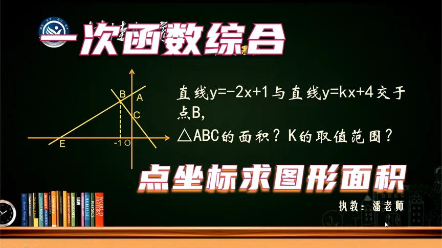 八年级:通过一次函数图像求点坐标及三角形面积问题,期末常考题