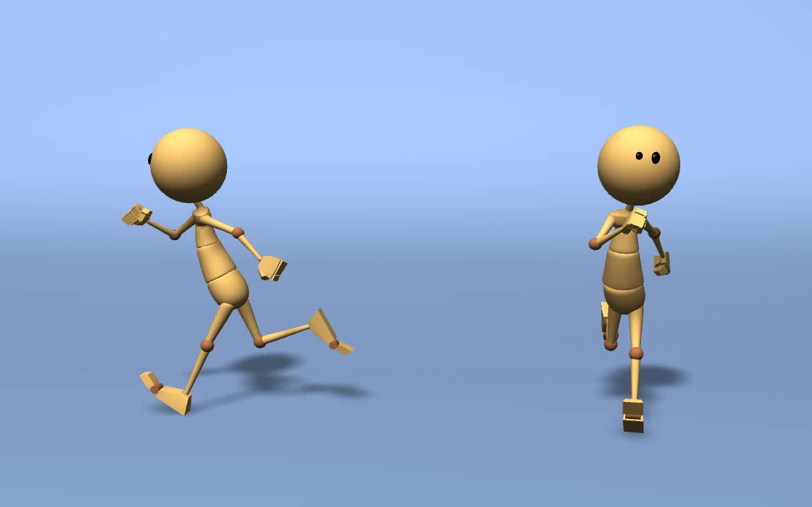 maya动画流程-跑步