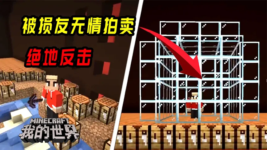 我的世界损友系列:我被损友困在容器里拍卖,看我如何绝地反击!