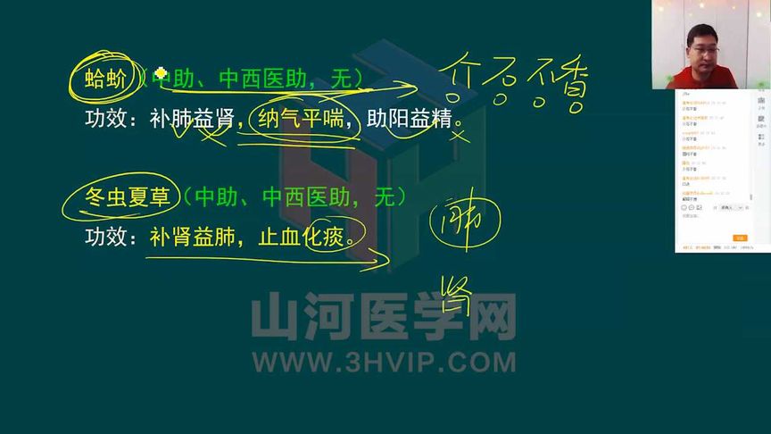 21中医执业(助理)医师考试-预习班:中药学六|山河医学网