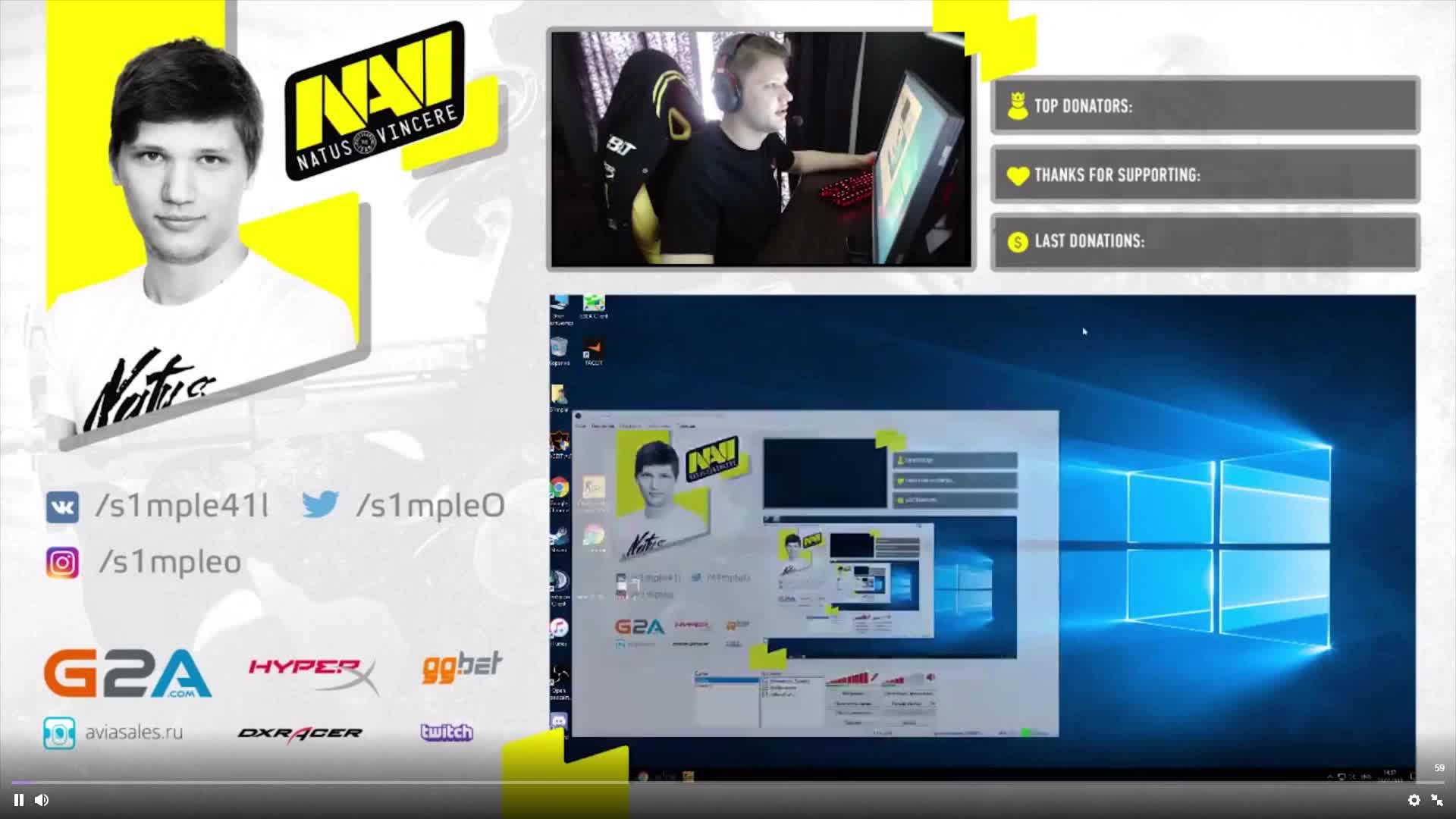 天选之人S1mple的NVIDIA 设置!