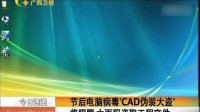 节后电脑病毒“CAD伪装大盗”将猖獗 大面积盗取工程文件[新闻夜总汇]