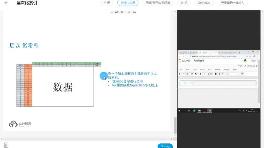 python数据分析——3.8层次化索引